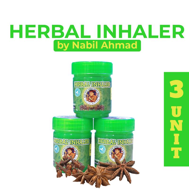 查看 (3 unit) Nabil Ahmad Herbal Inhaler - Penyelesaian Tradisional Herba ...