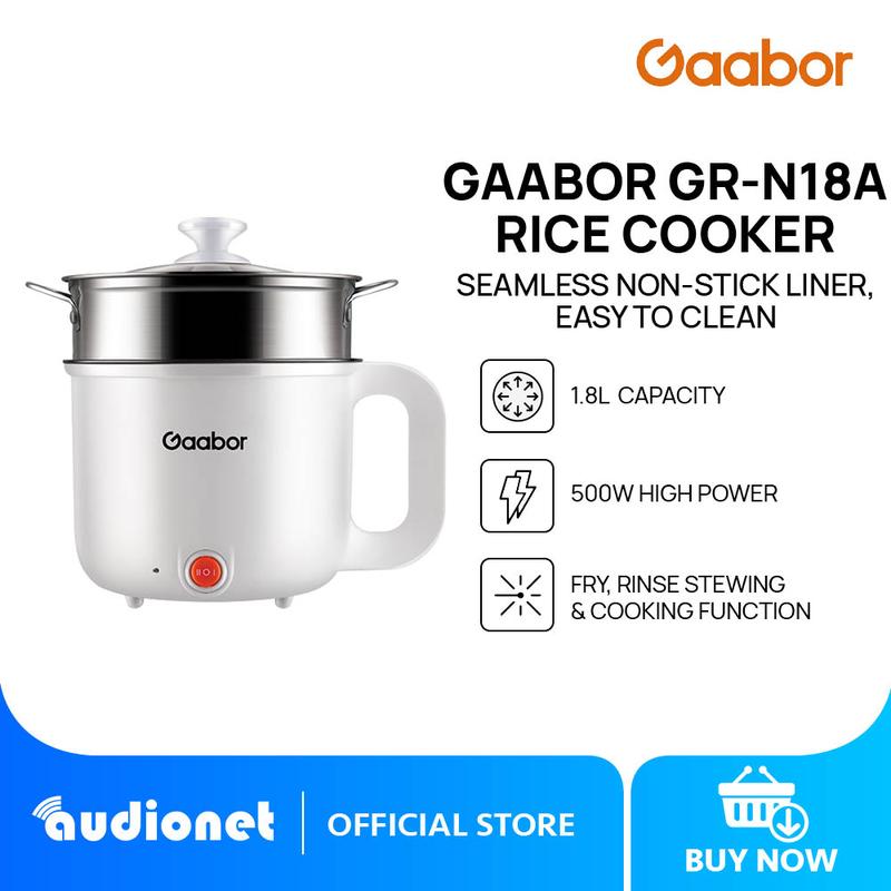 Gaabor GR-N18A Rice Cooker | 1.8L Multi-function Cooker Non-Stick Inner ...
