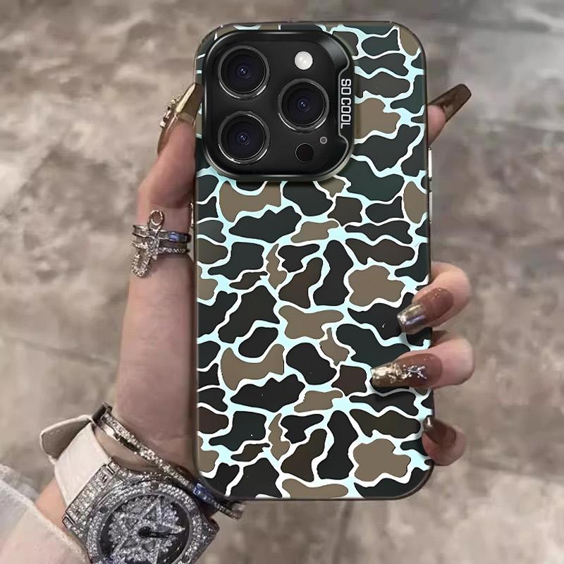 Camo Vintage Sitka Camouflage Black ShockprootPhone Case For iPhone 7 8 ...