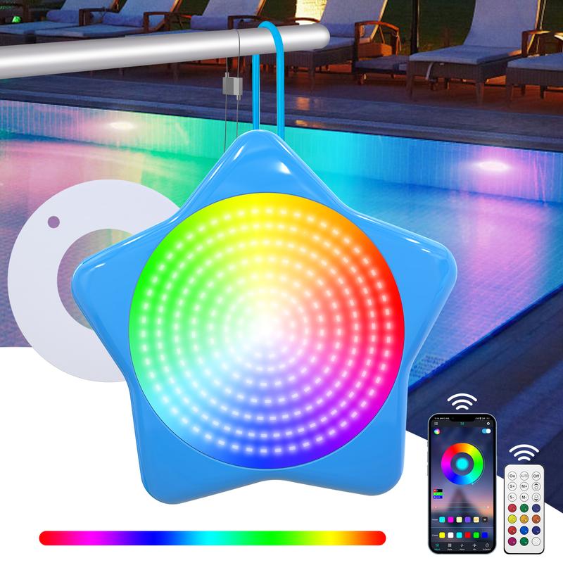 查看[ADEWALK 70W Smart RGB LED Pool Lights with APP Control, Color ...