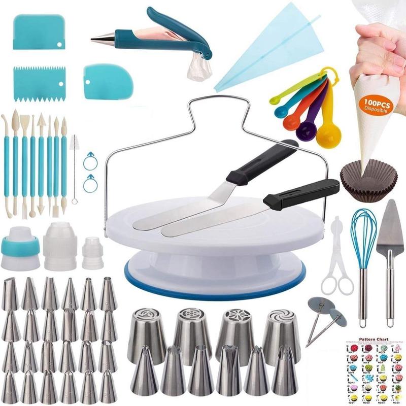 查看[Cake Decorating Tool Set, 207pcs/set Cake Decorating Supplies, Cake ...