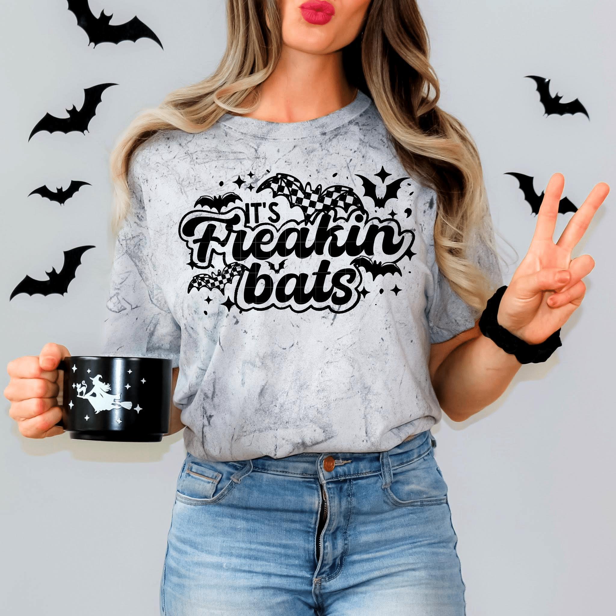 查看[RTS IT'S FREAKIN BATS CHECKER SINGLE COLOR BLACK Screen Print ...