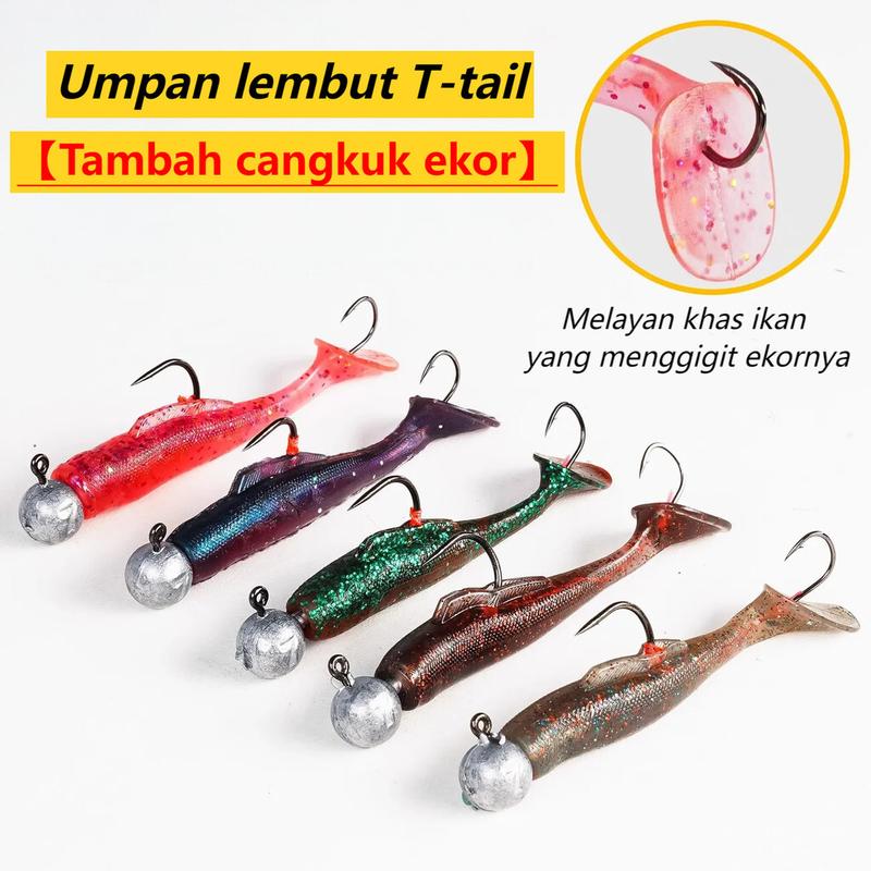 查看[Set Umpan Lembut Buatan Tangan Baharu dengan Kepala Plumbum ...