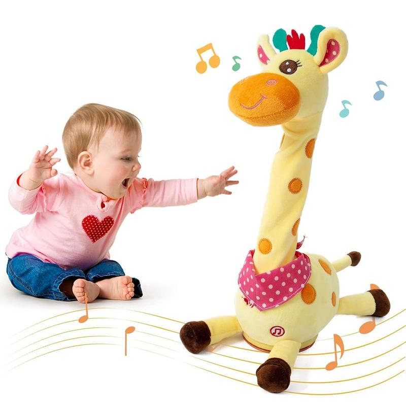 查看[Dancing Talking Giraffe Toy, Stuffed Animal Baby Toy Repeating What ...