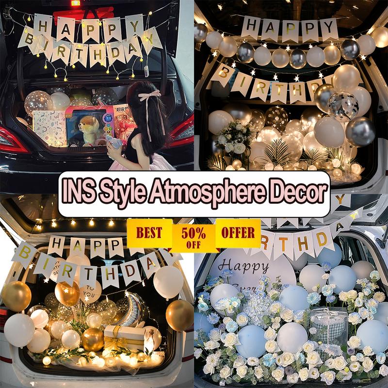 查看[【Set Gabungan Baru】Car Trunk Balloon Birthday Suprise Decoration Set ...