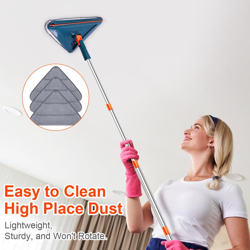 查看[Long Handle Wall Cleaner Adjustable Length Wall Mop 360° Spinning ...