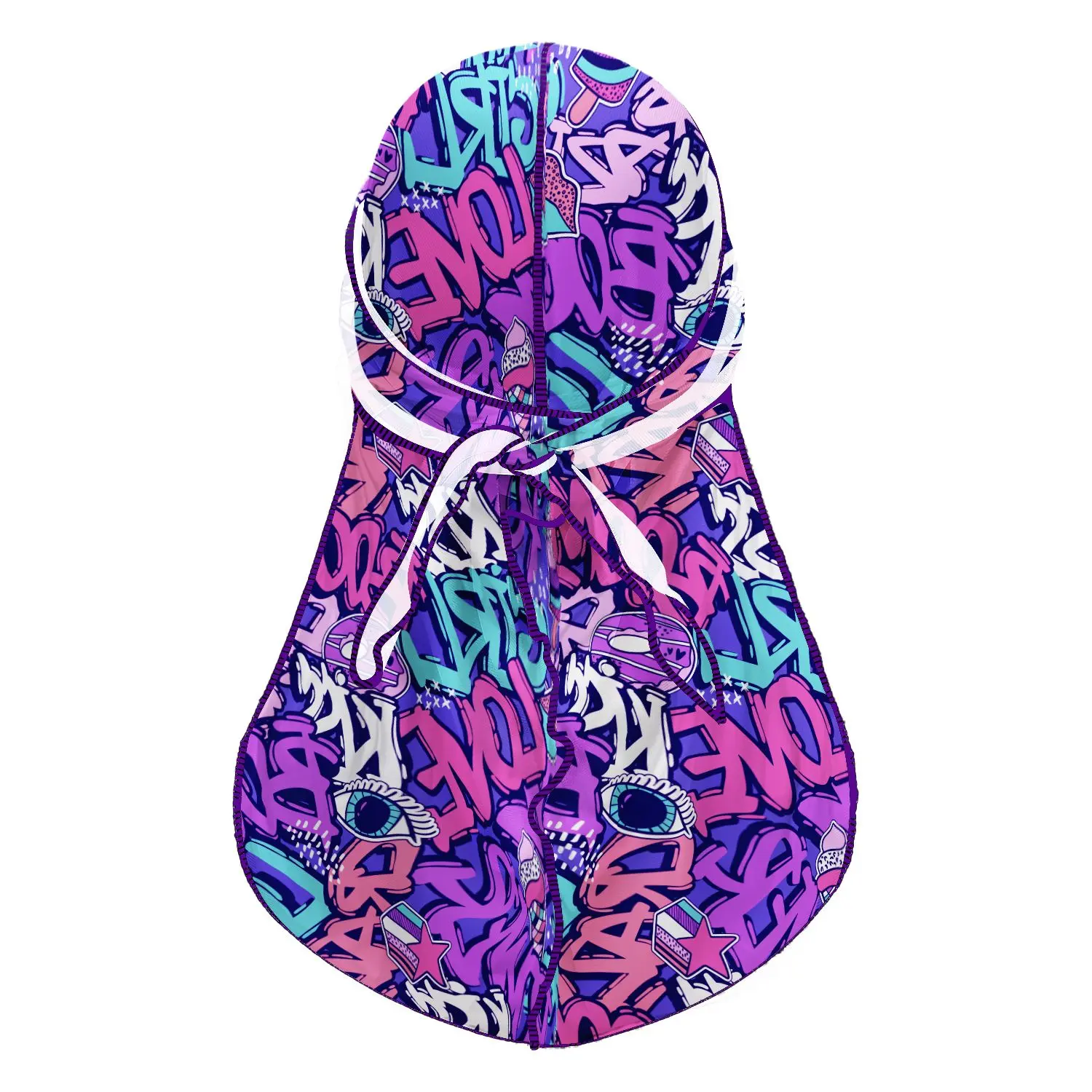 查看[2025 New Silky Pirate Durag for Men – Vintage Print Long Tail Hip ...