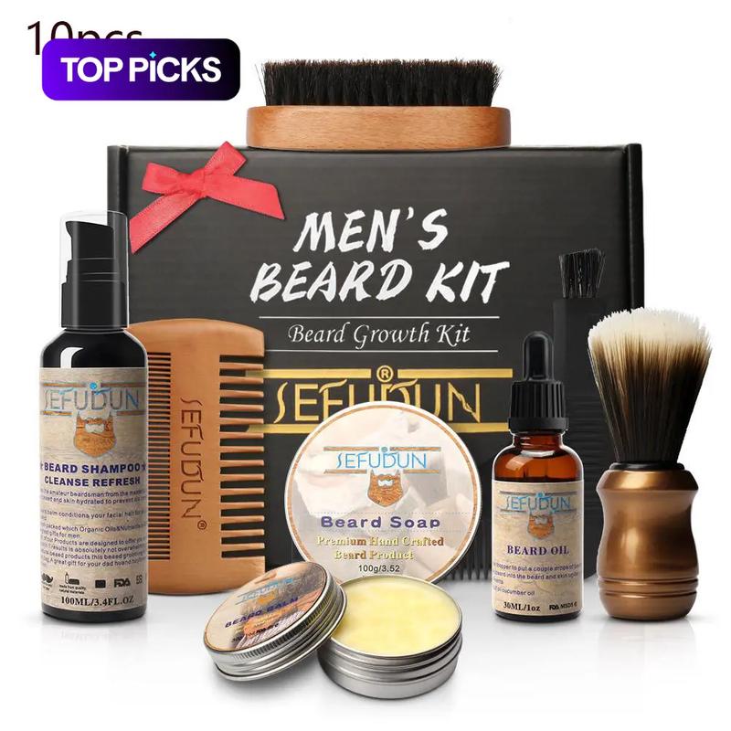 Men's Beard Care Cleaning & Styling Tool Set, Bear TikTok爆款商品分析 - GMV ...
