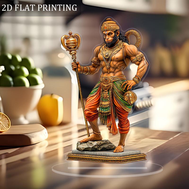 查看[Patung Hanuman, Reka Bentuk 2D Rata, 20.07cm x 11.68cm, Arca Dewa ...