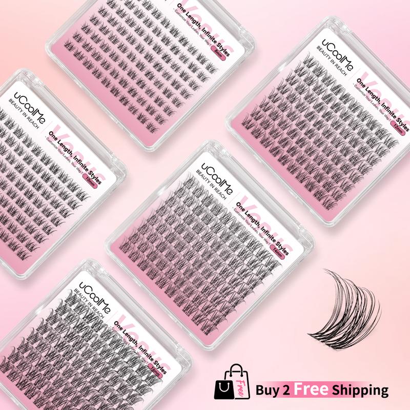 uCoolMe Venus One Size Lashes Individual Eyelashes Cluster Eyelash with ...