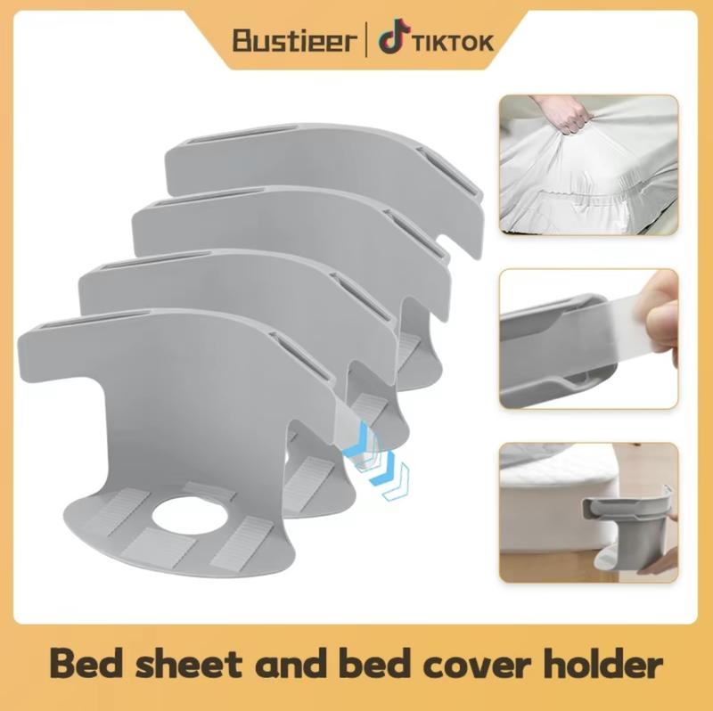 Lock Sheet Holders Set of 4, Heavy Duty Bed Sheet Holders with Fitted Sheet Straps, Keep Sheets ...