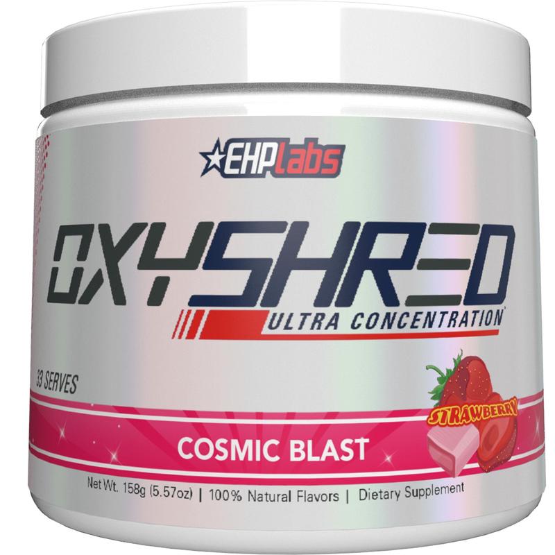 EHPlabs OxyShred Ultra Concentration Pre Workout Powder - 33 Serves, 150mg Caffeine, sugar free ...