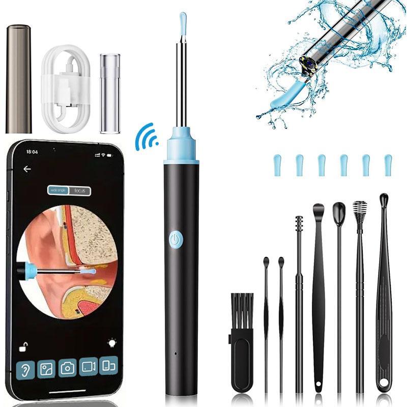 Portable Visual Earwax Cleaning Tool Set, 1 Set Visual Earwax Cleaner ...