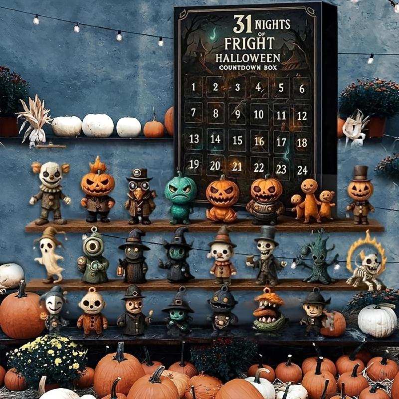 查看[Halloween Countdown Box Set, Spooky Dolls & Amulets, Mini ...