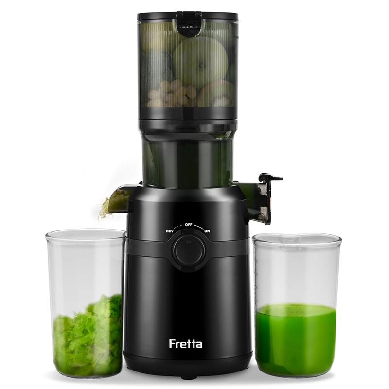 Juicer Machines, Cold Press Juicer with 4.25" Large Feed, Slow ...