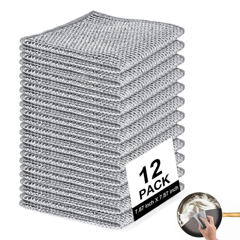 查看[【Freeship】12-24-Pack Stainless Steel Dishwashing Scrubber Cloths ...