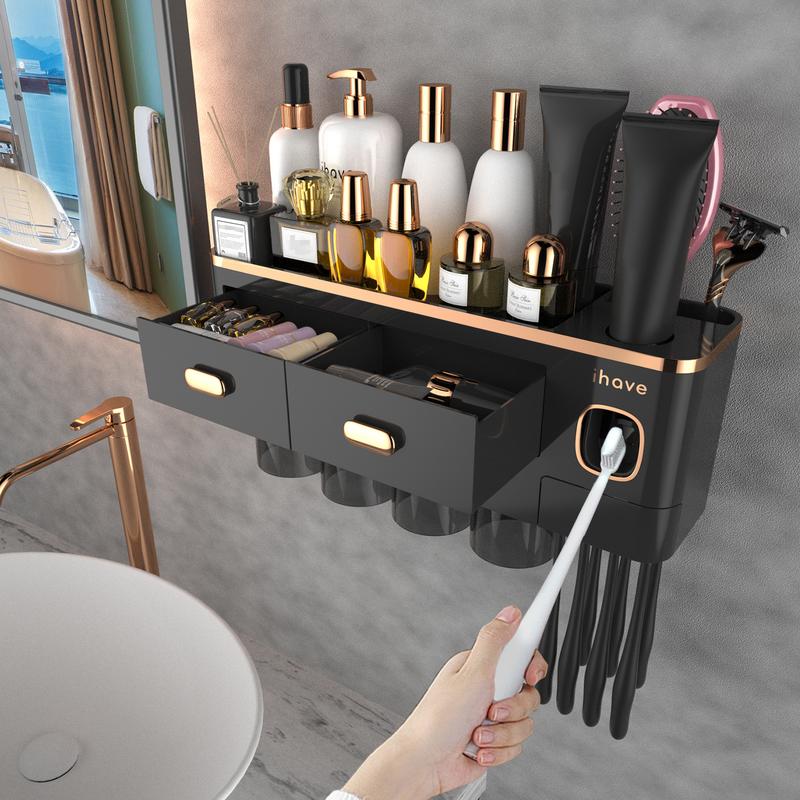 查看 iHave Toothbrush Holders for Bathrooms - Upgrade Wall Mounted ...