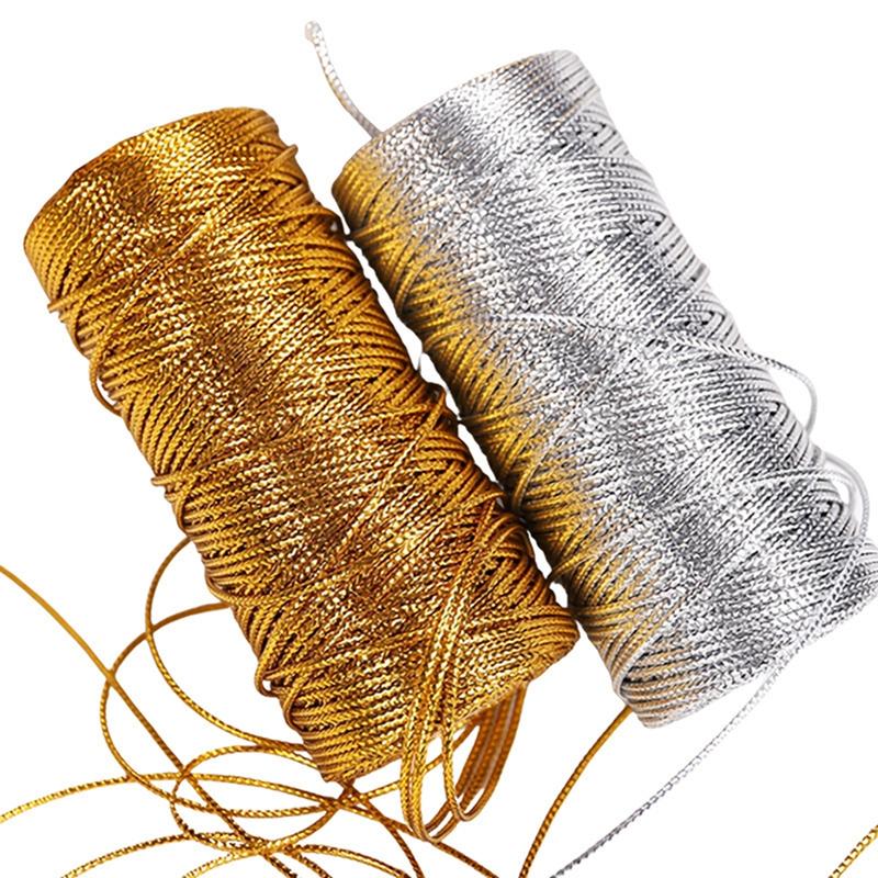 Tali Tali, 100M, 1.5mm, Kraf Reben DIY, Tali Macrame Jahit, Tali Emas ...