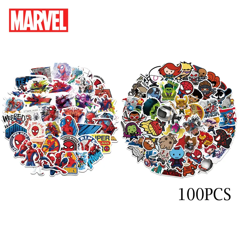 查看[Marvel Official Licensed Stickers Pack 100 Pieces Avengers Spider ...