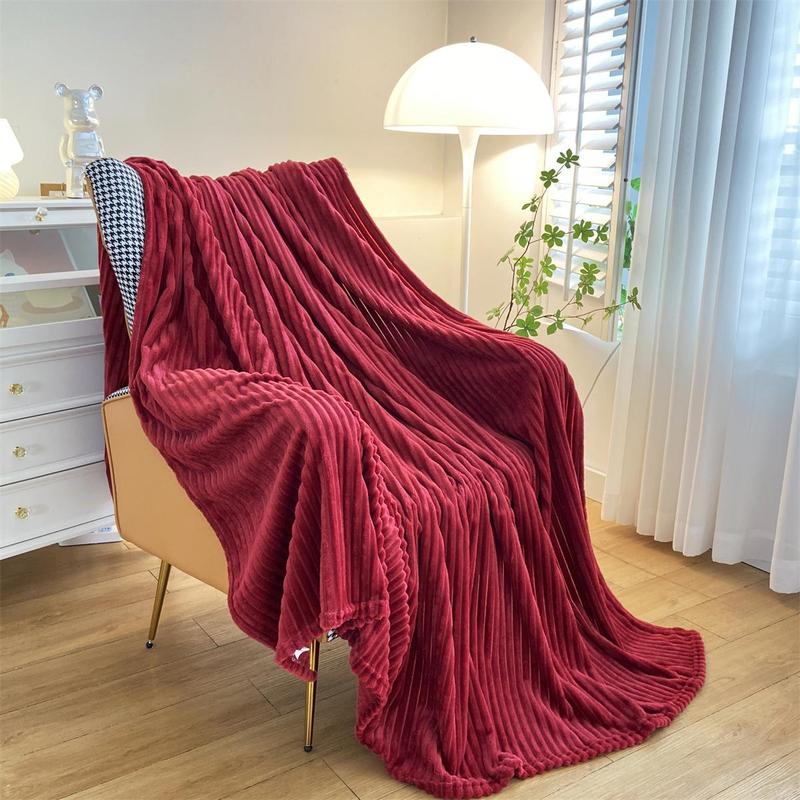 Summer Soft Blankets, Solid Color Fuzzy Plush Throw Blanket, Chill Room ...