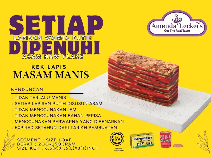 查看[Amenda Leckers Kek Lapis - Authentic Flavor Traditional Kek Lapis ...