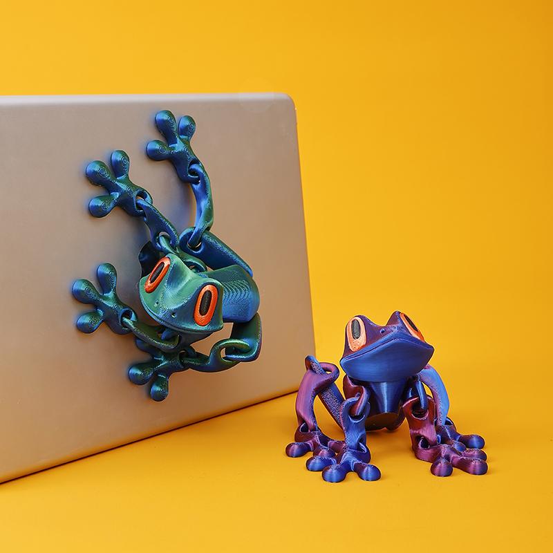 查看[FuRise 3D Printed Magnetic Frog – Ornament Holiday Gift, Poseable ...