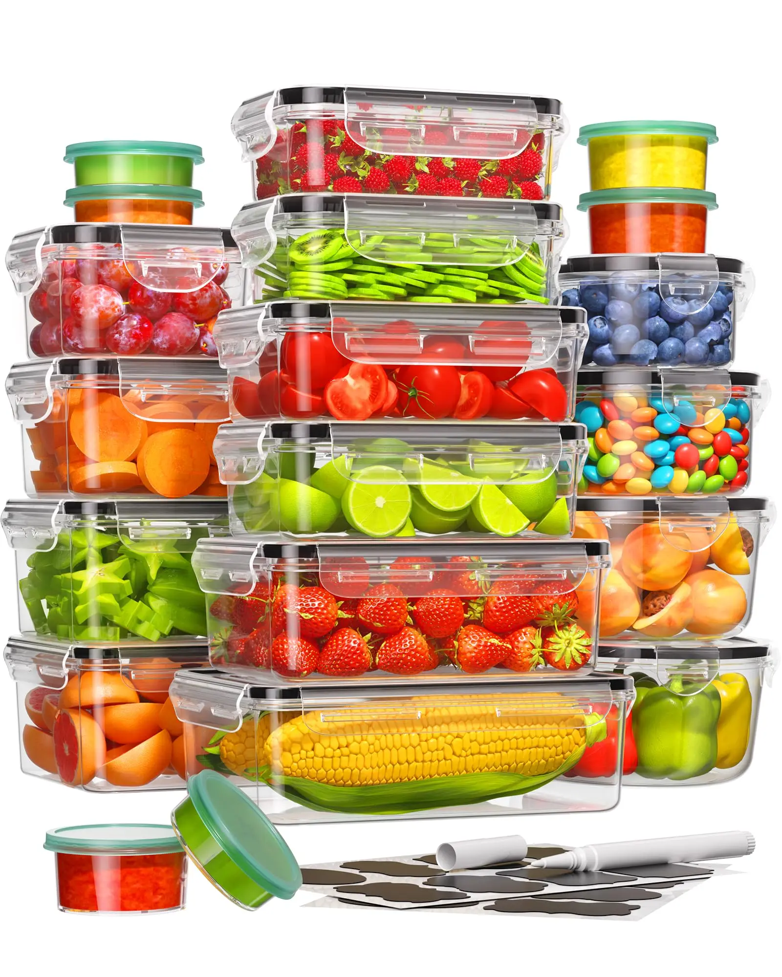 6/12pcs Food Storage Box Set, Kitchen Storage Box, TikTok爆款商品分析 - GMV ...