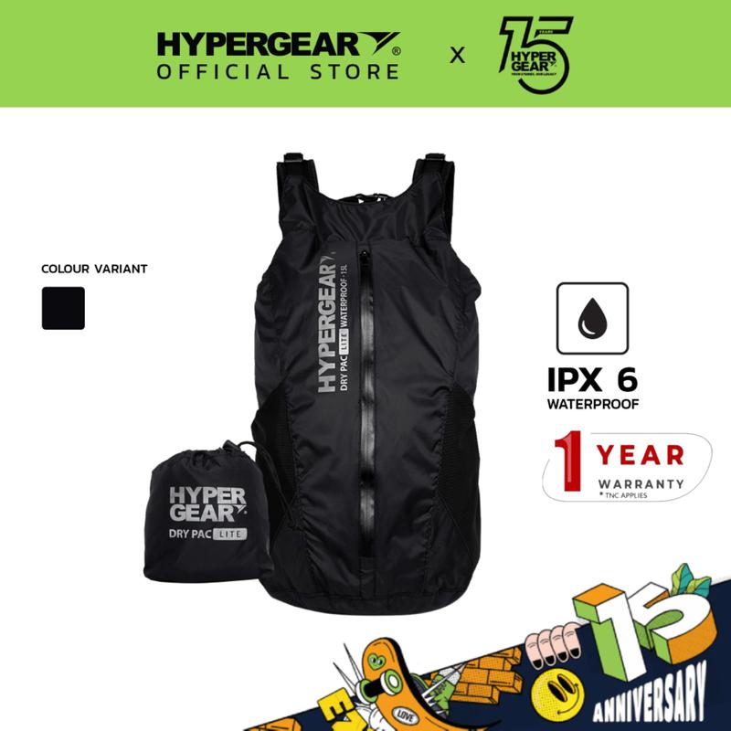 Hypergear Dry Pac Lite (15L) Backpack Bag Waterproof Casual Outdoor ...