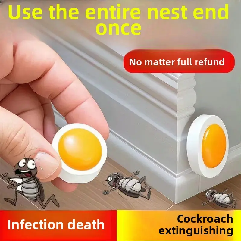 (free ship) (8/24/40)[No cockroaches for 1 year]Cockroach Bait Stickers ...