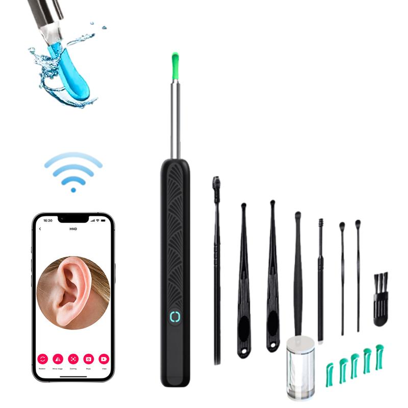 Wireless Visual Earpick，Earwax Remover Tool,8 counts Ear Kit ...