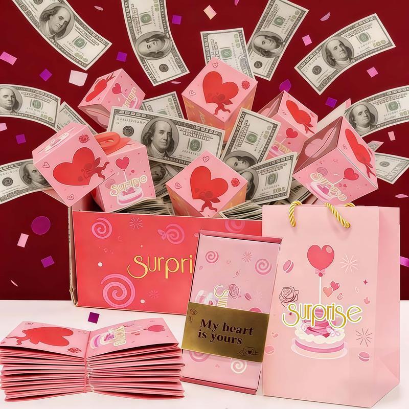 Surprise Explosion Gift Box Pop Up Money Holding R TikTok爆款商品分析 - GMV ...