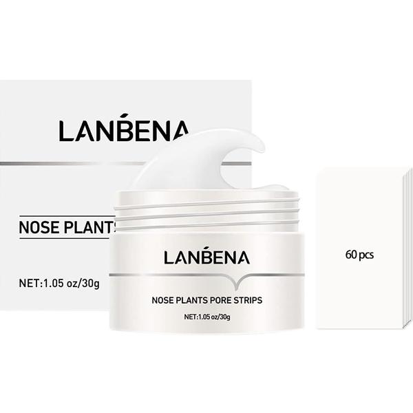 LANBENA Crema Removedor Puntos Negros Espinillas Mascarilla Nasal Piel Mixta Unisex Dia o Noche ...