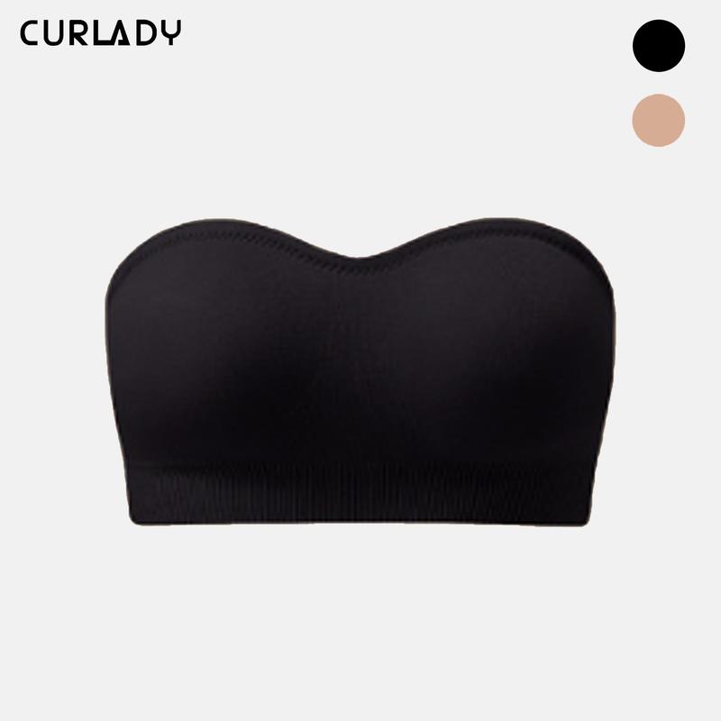 查看[【Curlady】Strapless Bra for Women Non-Slip Silicone Padded Bra ...