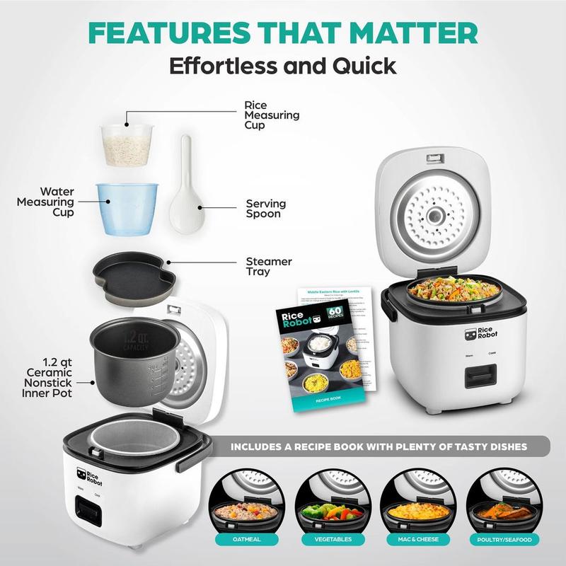 Rice Robot - All in One Cooker - Cook Anything with a single button ...