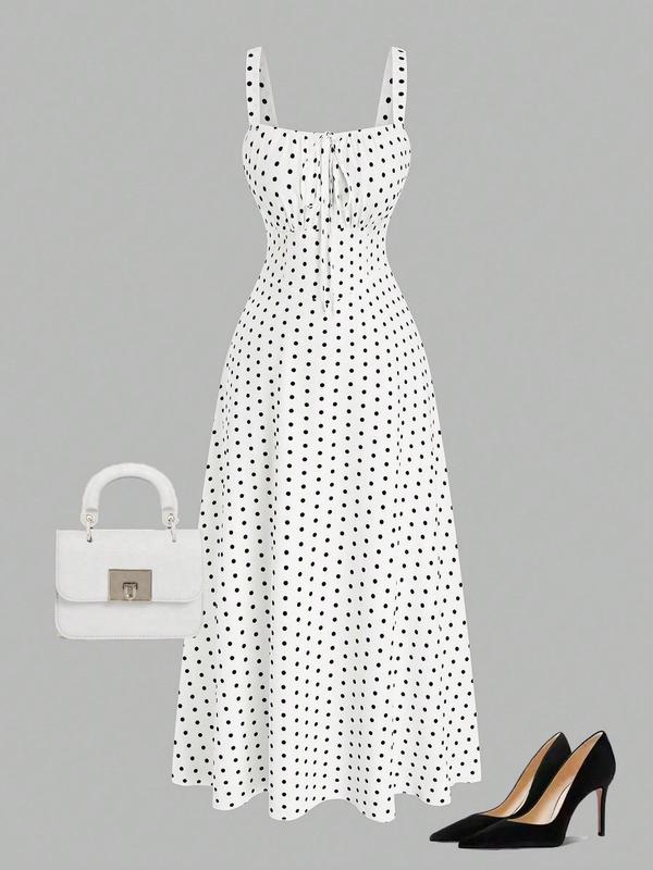 FINJANI【Plus Size】Polka Dot Print Dress, Casual Sl TikTok爆款商品分析 - GMV ...
