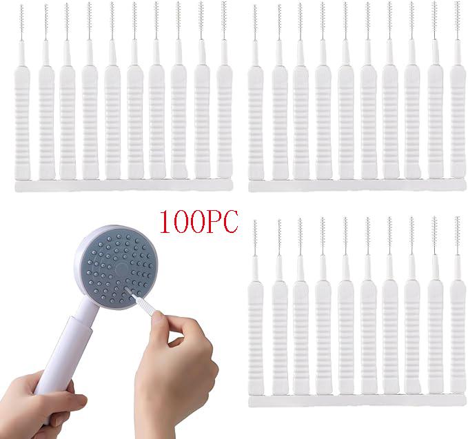100pcs Shower Head Cleaning Brushes, Multipurpose Shower Head Cleaner ...