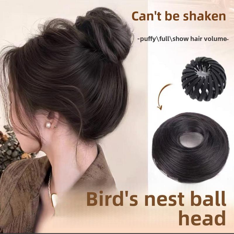 Sanggul Rambut Palsu Sanggul, Alat Rambut Boleh Laras, Penambah Rambut ...