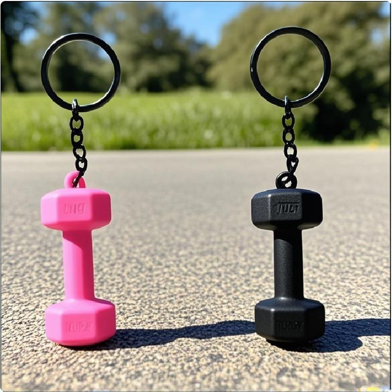 查看[2 Piece Set Mini Dumbbell Keychain Fitness Keychain Gym Enthusiast ...