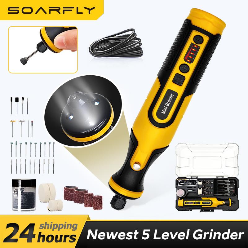 【COD】57pcs Carving Tools Set Electric Cordless Mini Grinder Drill Set ...