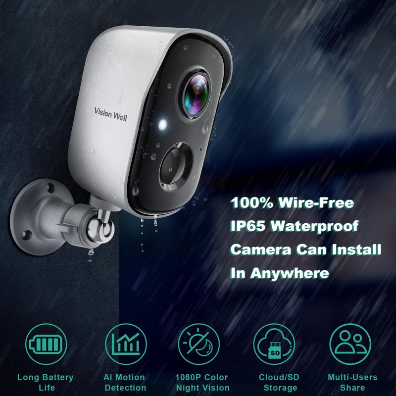 查看[Vision Well Solar Powered Wireless Security Cameras for Home Outdoor ...