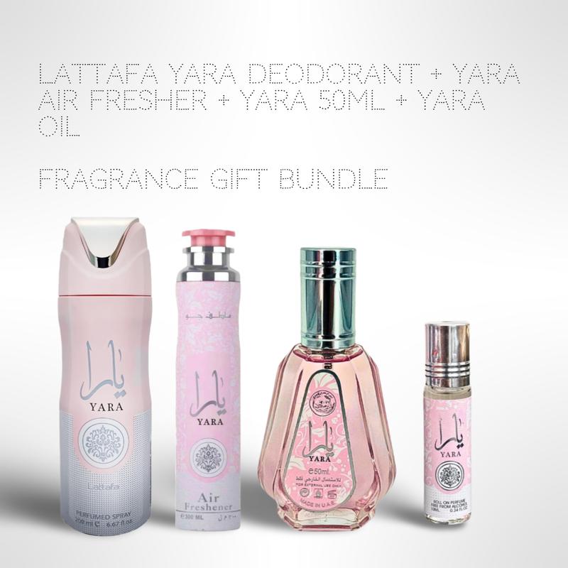 Most Loved Yara Bundle-Lattafa Yara Deodorant + Yara AIR FRESHER + Yara ...
