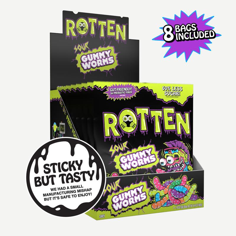 查看[Rotten Candy Mutated Sour Worms - 8 BAGS INCLUDED - EXTRA STICKY ...