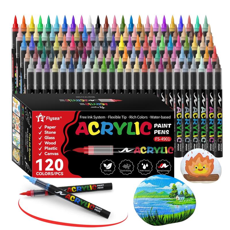 Acrylic Paint Marker Pen Set, 12/24/36/48pcs Acryl TikTok爆款商品分析 - GMV ...