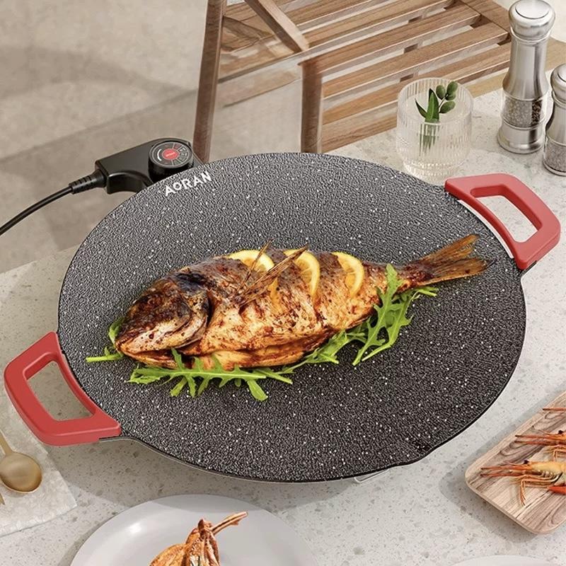 查看[AORAN KITCHEN 1500W Portable Electric Korean BBQ Grill Indoor ...