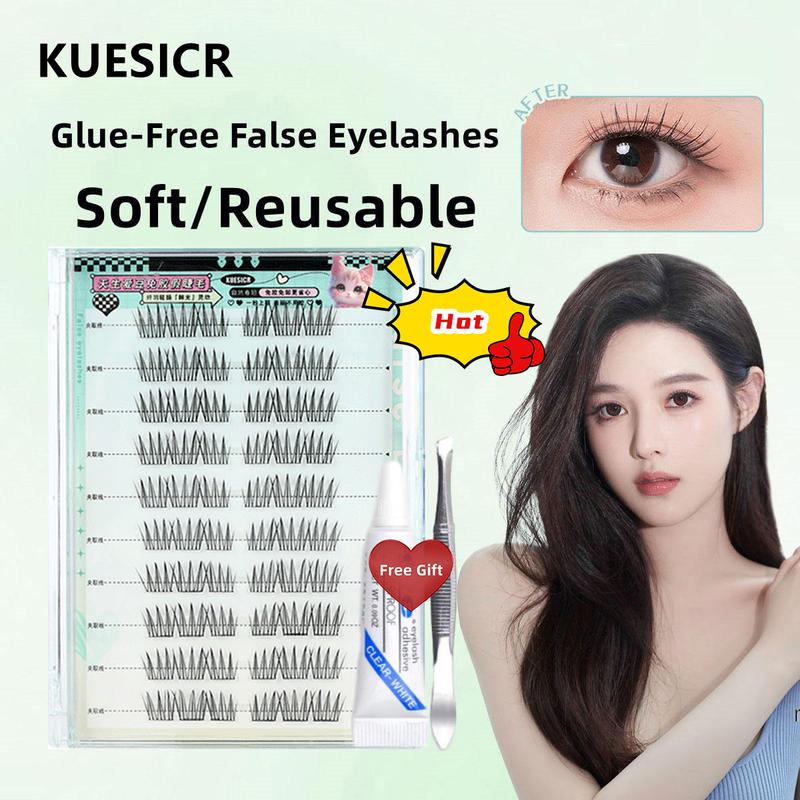 查看[[Free Gift] KUESICR BQI Glue-free False Eyelashes Self-adhesive ...