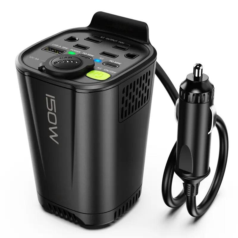 查看[YWZ 150W Car Power Inverter, 12V DC to 110V AC Car Plug Adapter with ...