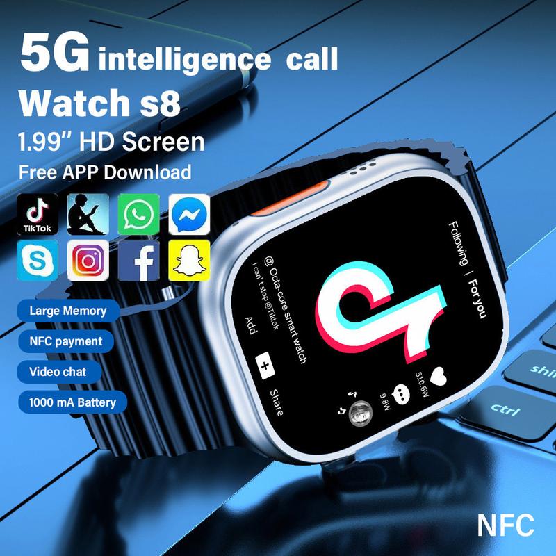 2025 new smartwatch, sim card Bluetooth watch,sending SMS, mornitor ...