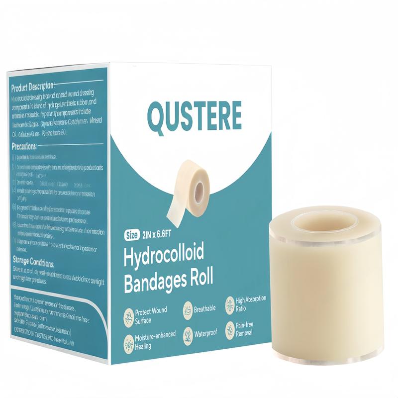 查看[Gulung Hidrokoloid untuk Penjagaan Luka, QUSTERE, 2 inci x 6.6 kaki ...