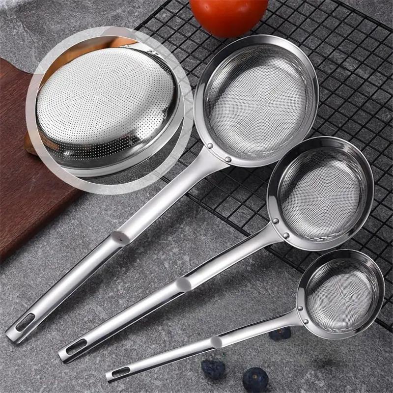 查看[Stainless Steel Fine Mesh Strainer Fine Mesh Sieve, Hot Pot Oil ...