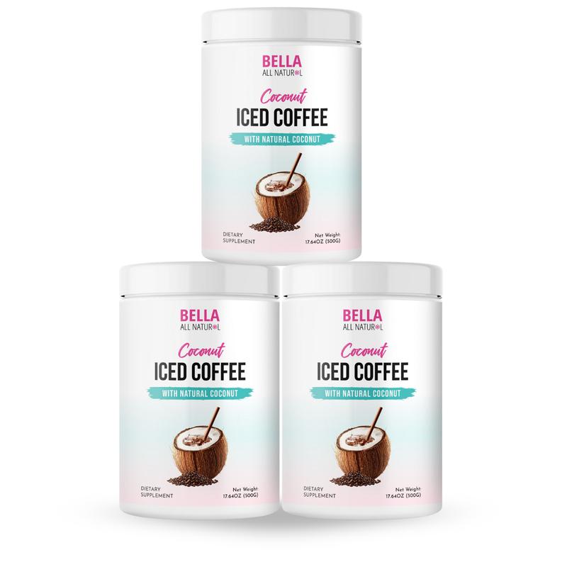 3 Pack Bella All Natural Coconut Iced Coffee - 500g | TikTok Shop Sales ...